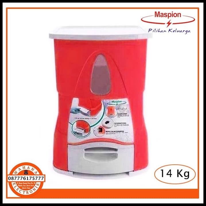 Jual Ricebox/Rice Box Maspion Mrd 1400Ap Tempat Beras/Penyimpan Beras ...