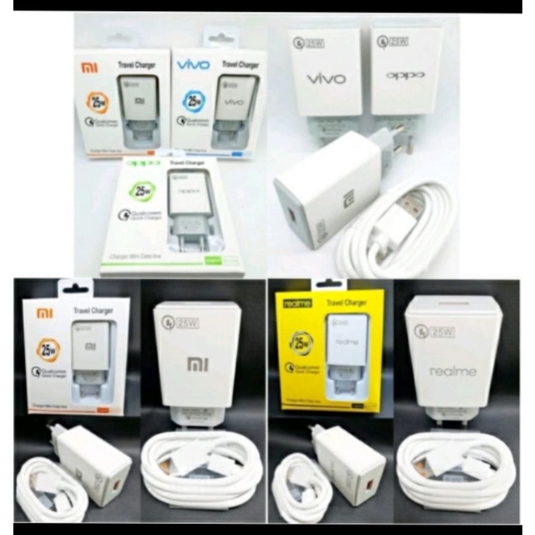 Jual Charger Branded 25W 1Usb 2A For Micro Usb Travel Charger Fast ...