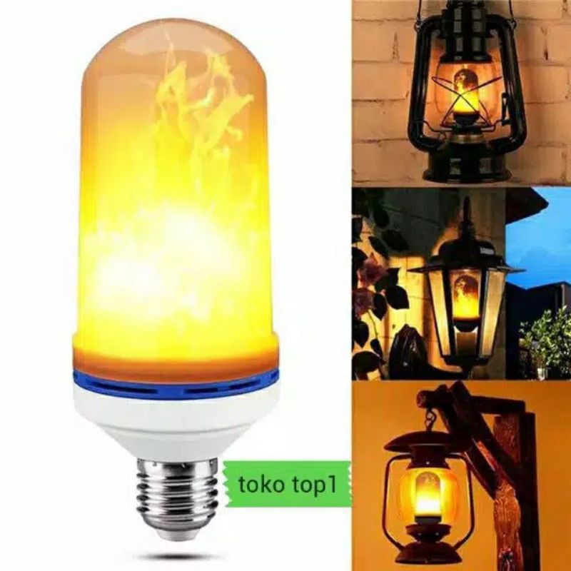 Jual Lampu Obor Api Flame LED | Shopee Indonesia