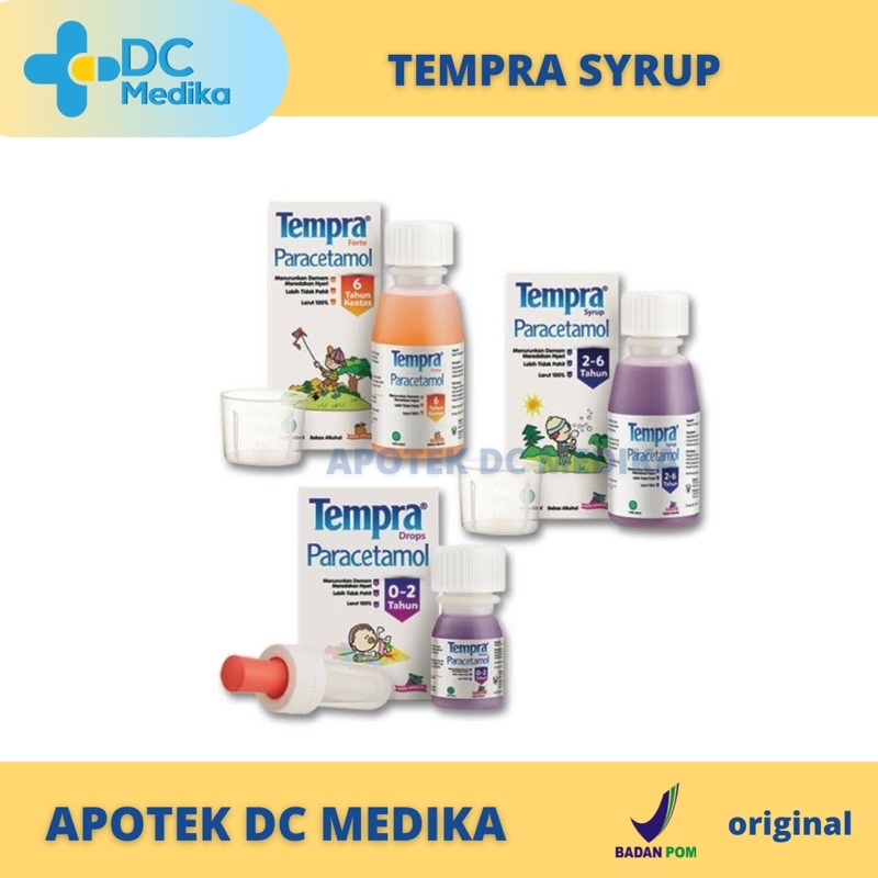 Jual Tempra sirup All varian / Tempra sirup / Tempra drop / Tempra ...