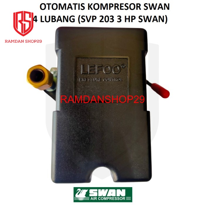 Jual Pressure Switch Kompresor Swan SVP 203 Otomatis Kompresor Swan 3 ...