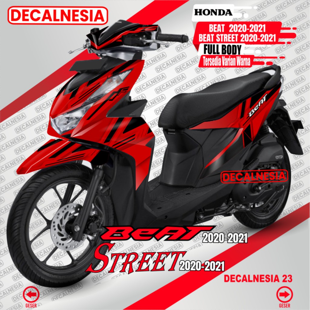 Jual Decal Beat Deluxe 2021 2022 2023 Stiker Full Body RoadRace Variasi ...