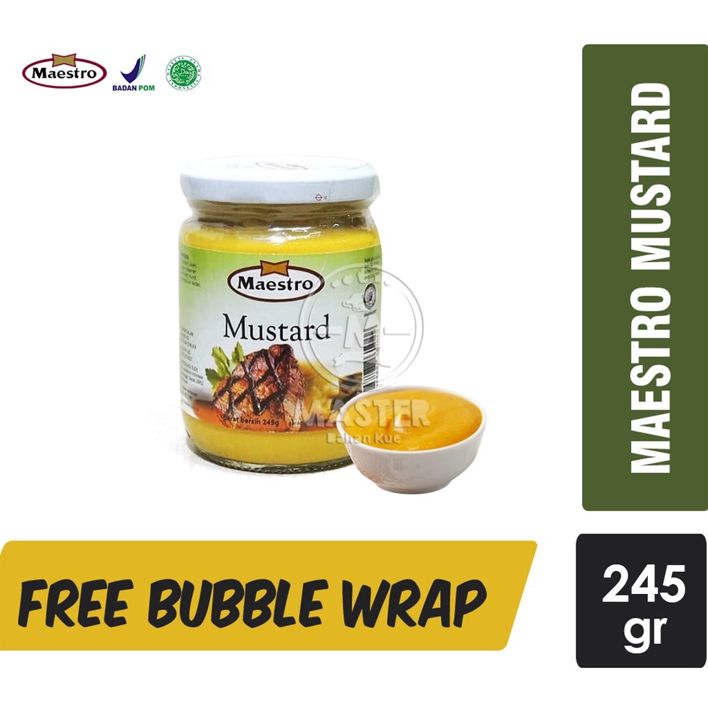 Jual Maestro Saus Mustard [ Toples Kaca 245 gr ] | Shopee Indonesia