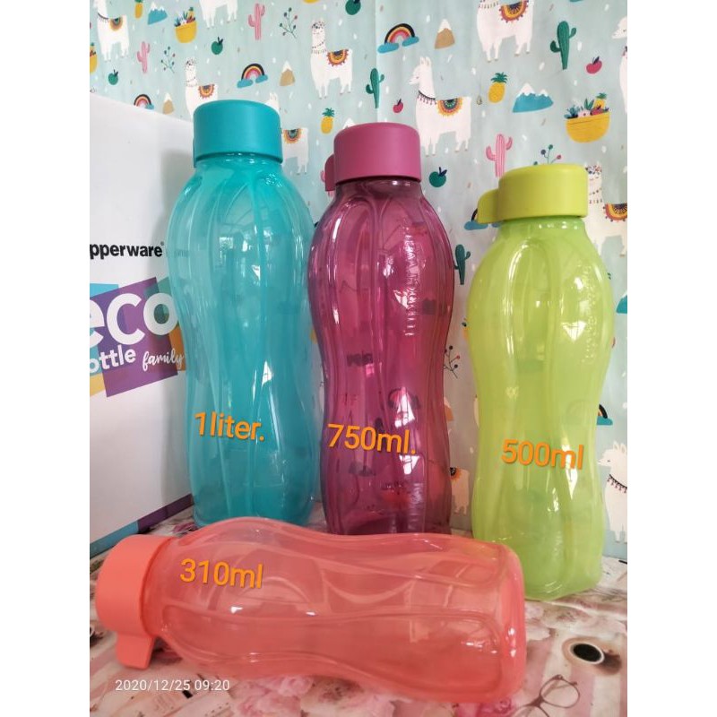 Jual botol minum botol eco family tupperware 1pcs tutup putar | Shopee ...