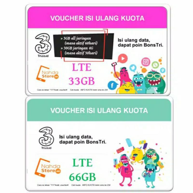 Jual VOUCHER TRI | Shopee Indonesia