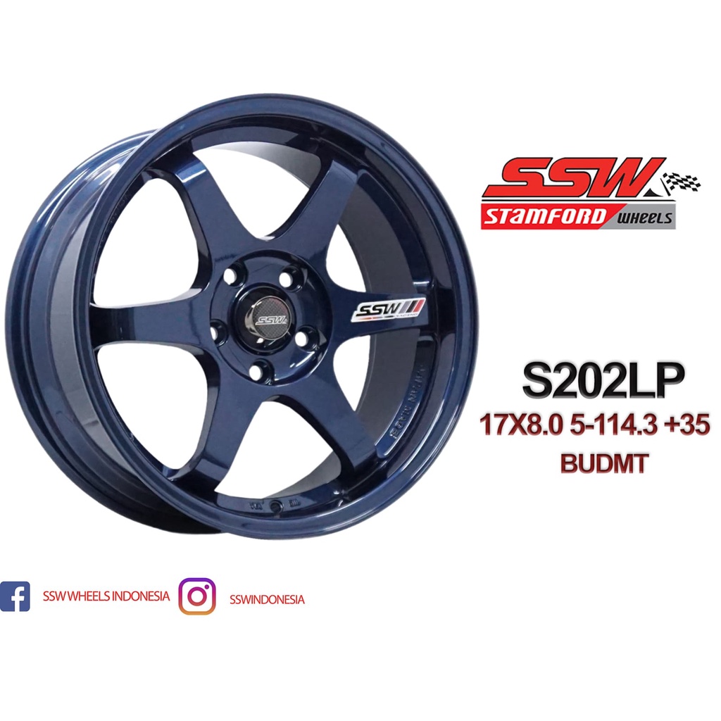 Jual Velg Mobil Innova Juke HRV BRV CRV Ertiga SSW S202 Ring 17 | Shopee Indonesia