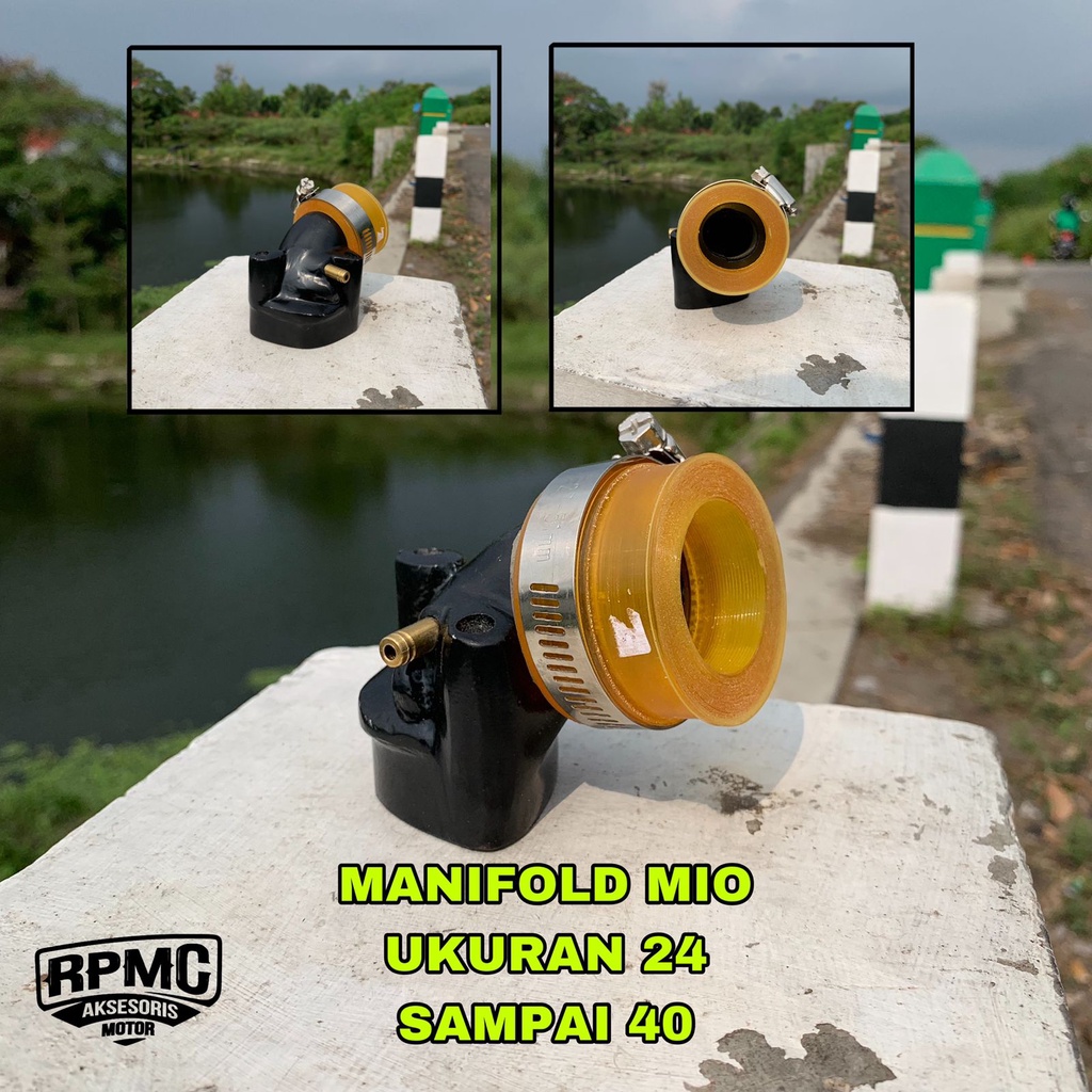 Jual MANIFOLD INTAKE MIO STANDAR KARBU PE PWK PWL 24 26 28 30 32 34 38 ...