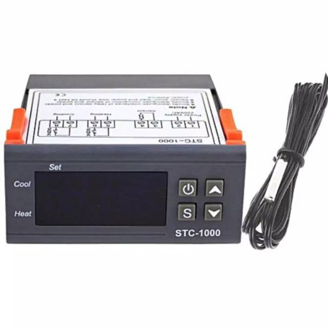 Jual Thermostat digital control STC 1000 suhu 220V AC | Shopee Indonesia