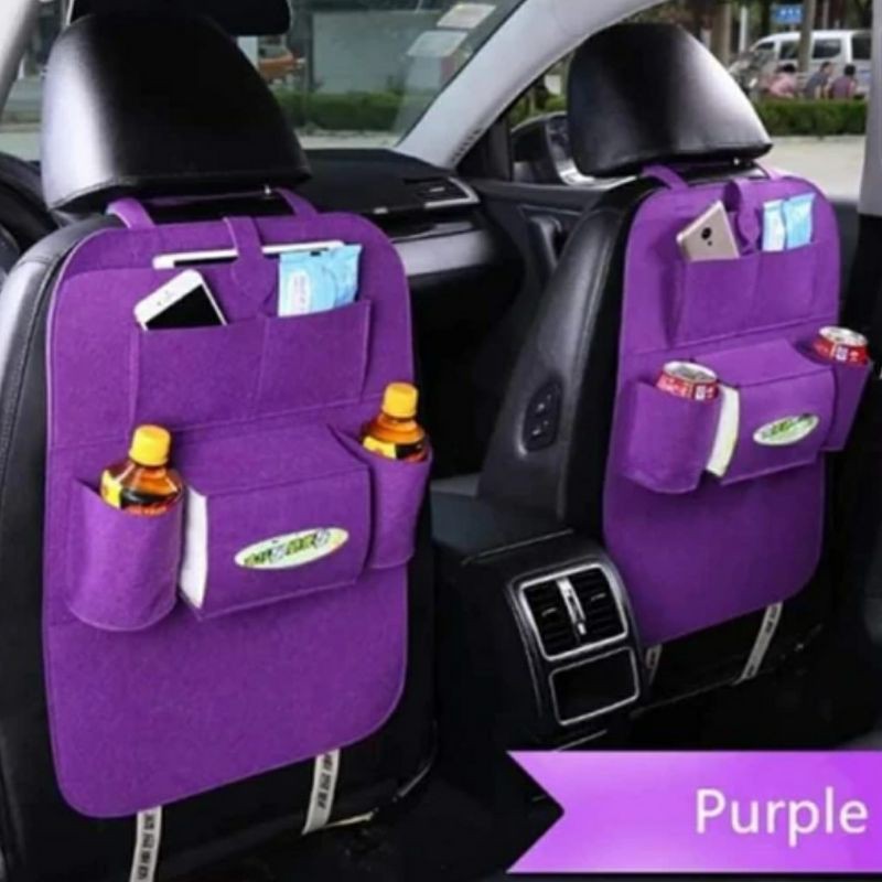 Jual Tas mobil multifungsi car seat organizer original impor nilon rak ...
