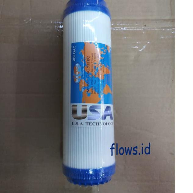 Jual GAC Filter Air 10" / Granular Activated Carbon 10" Inch Filter Air Aquazon Reverse Osmosis ...
