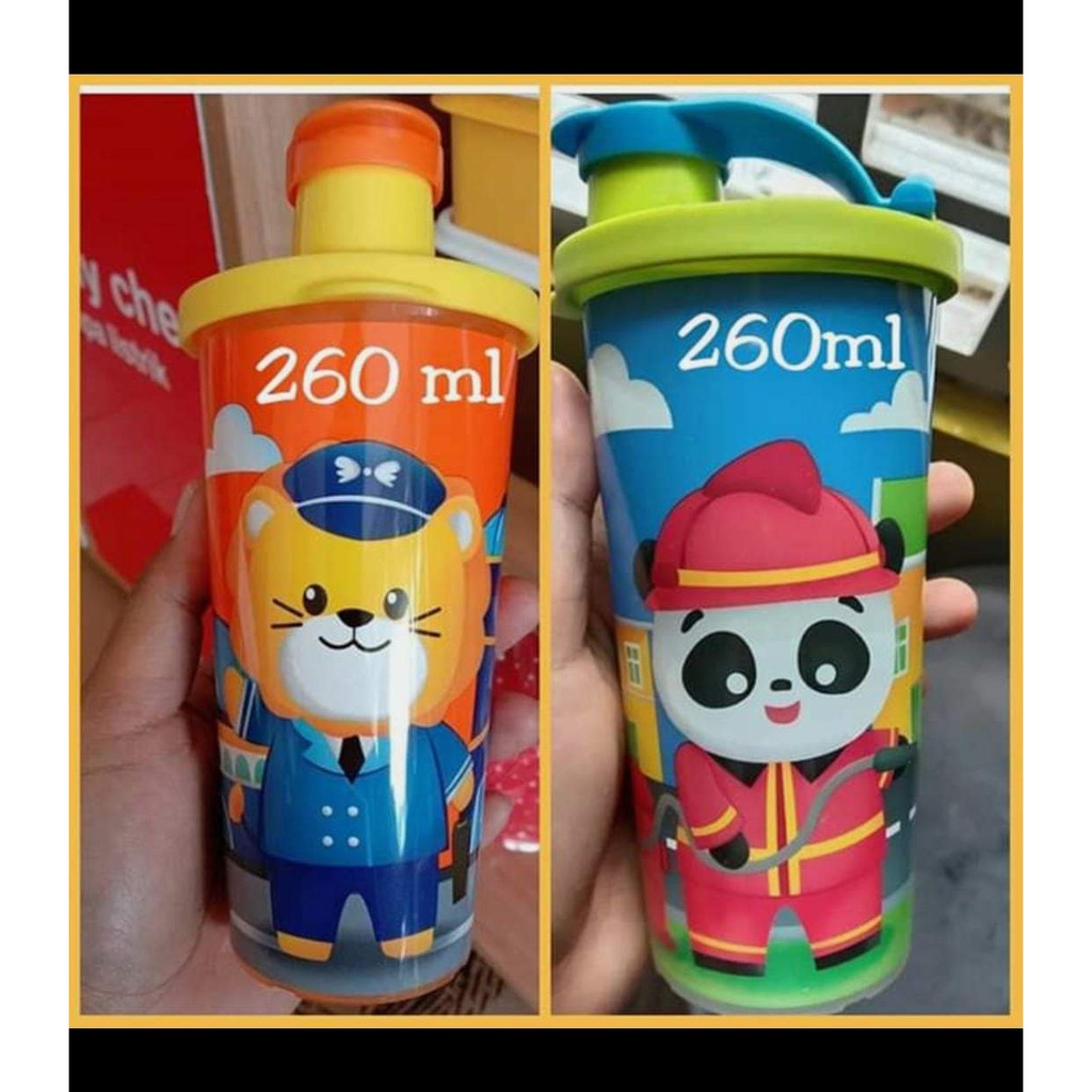Jual botol minum fun tumbler 260 ml/warna dan printing random (1 ...
