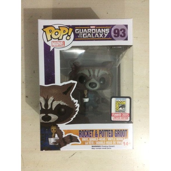 Jual Funko POP! Marvel - Rocket and Potted Groot [SDCC 2015] | Shopee ...