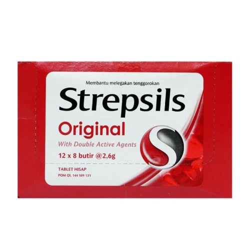 Jual STREPSIL ORIGINAL 12X8 (RECKITT) | Shopee Indonesia