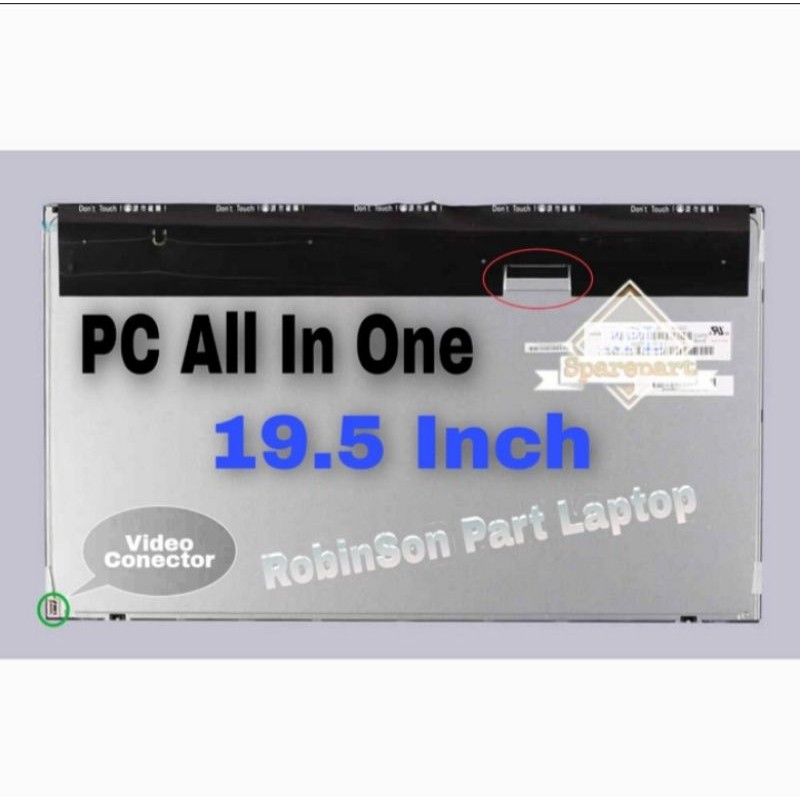 Jual LED LCD PC All In One AIO HP 20-2212D 19.5 Inch M195FGE-L23 ...