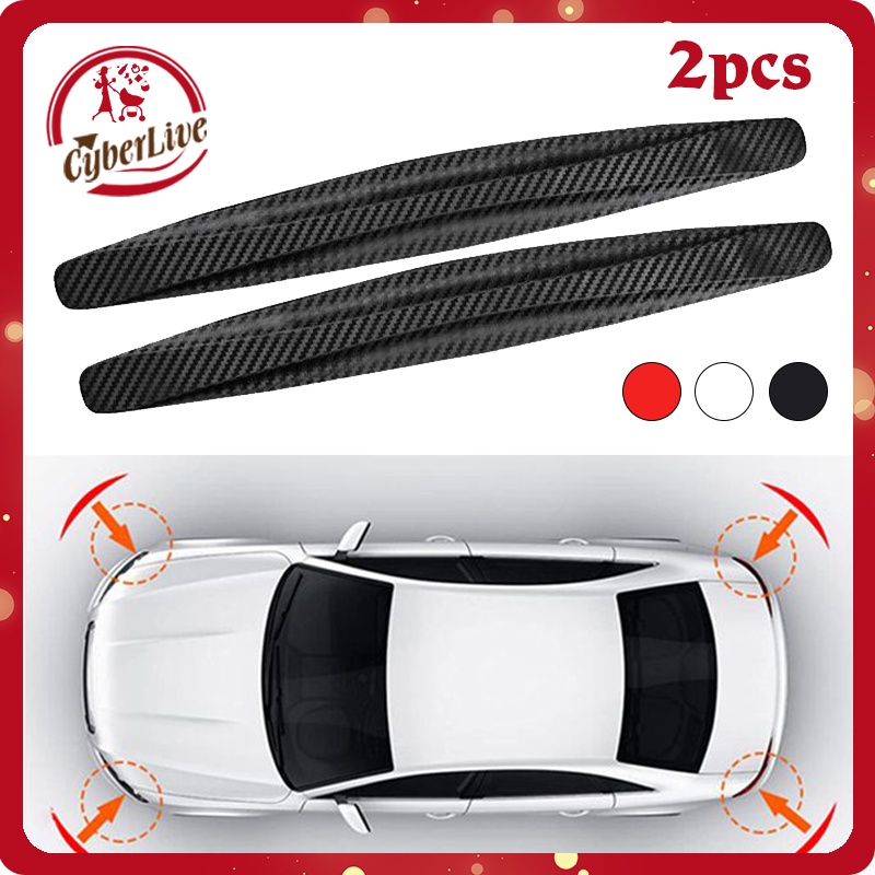 Jual 2pcs Stiker Pelindung Bemper Mobil Universal Car Bumper Protector ...