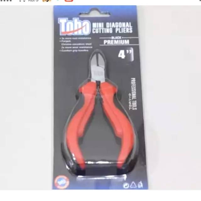 Jual Tang diagonal mini 4" Toho | Shopee Indonesia