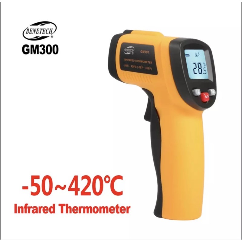 Jual BENETECH GM300 Industrial Termometer Gun Infrared Thermometer ...