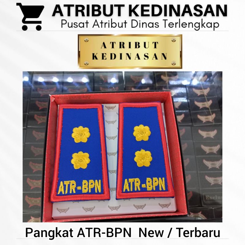 Jual Pangkat ATR BPN terbaru 4A Lis merah BAC ATRIBUT | Shopee Indonesia
