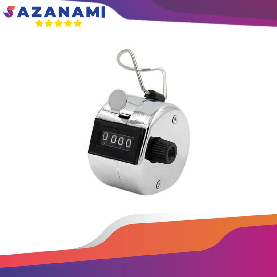 Jual HAND TALLY COUNTER STAINLESS 4 DIGIT ALAR HITUNG CHECKER HAND ...