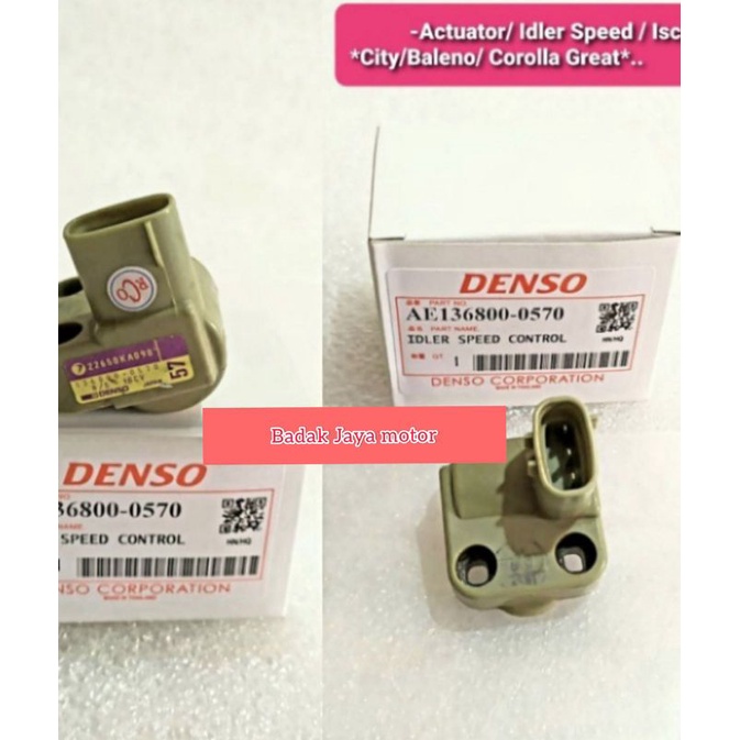 Jual SENSOR ISC IDLE SPEED CONTROL GREAT SOLUNA BALENO CITY Z DENSO ...