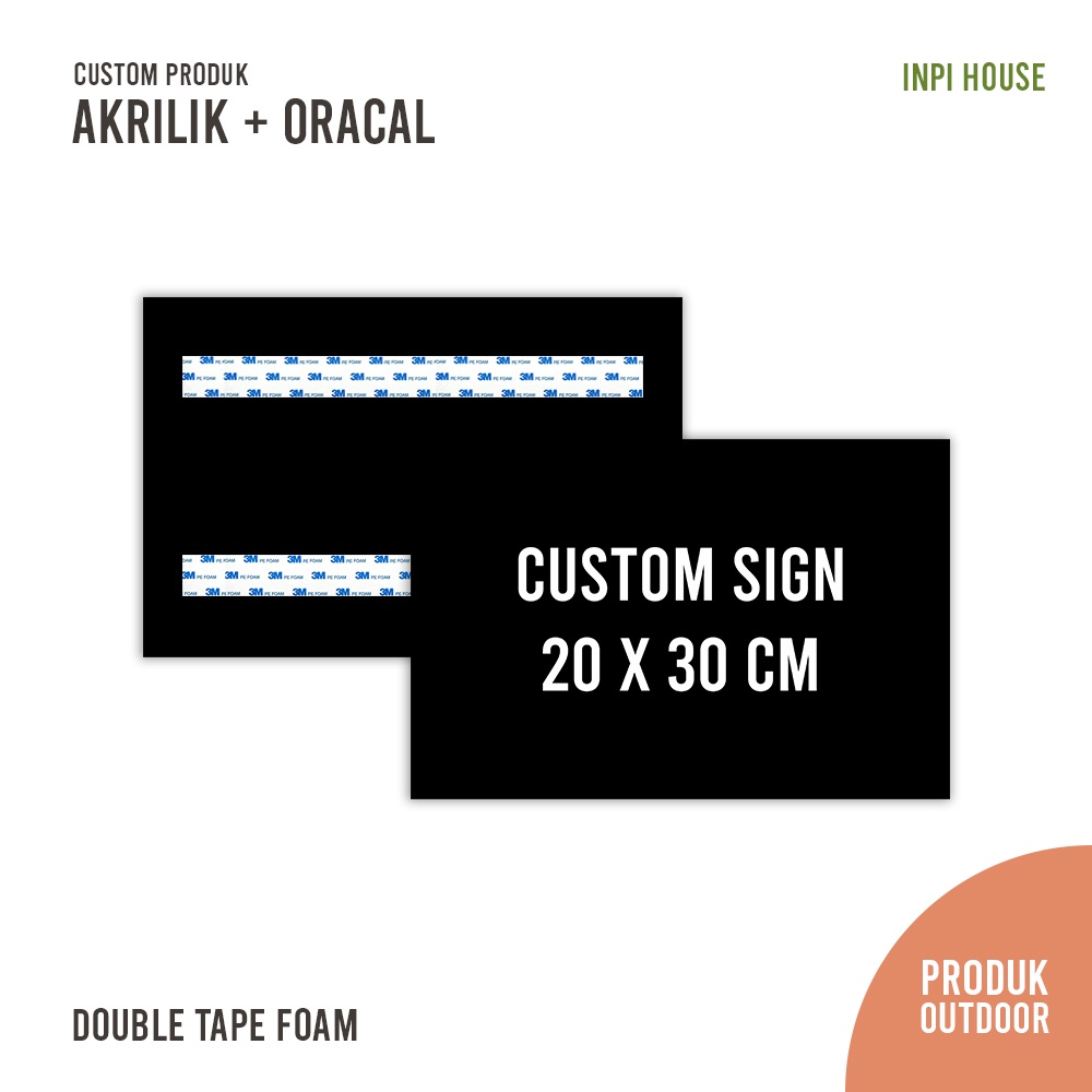 Jual Custom Signage - Custom Design Sendiri - Request Papan Penanda ...
