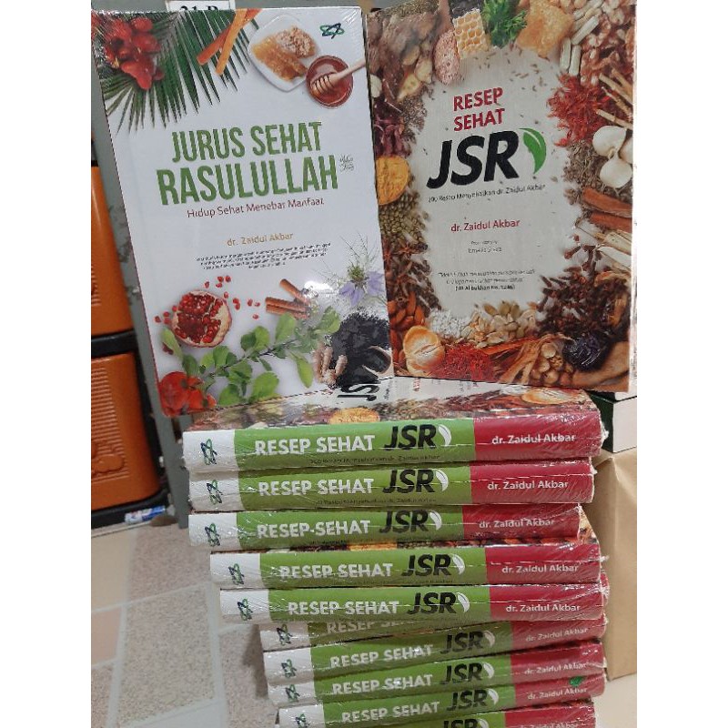 Jual RIDZONABOOK Ready Stok!!!Buku Jurus Sehat Rasulullah Resep Sehat JSR/dr Zaidul Akbar ...