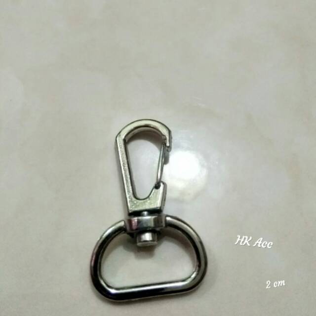 Jual Kait 2cm silver/kait kawat/kait dompet/hiasan tas dan dompet ...