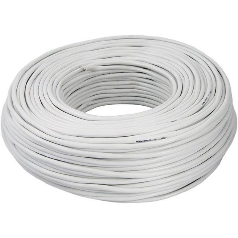 Jual KABEL CCTV RG59 + POWER / KABEL COAXIAL RG 59 PLUS POWER TEBAL ...