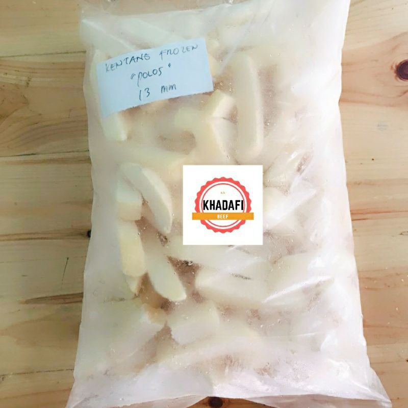 Jual KENTANG FROZEN BEKU POTONGAN POLOS 13 MM PER KEMASAN 1 KG | Shopee ...
