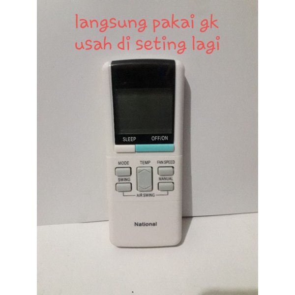 Jual REMOT AC NATIONAL / eolia lama | Shopee Indonesia