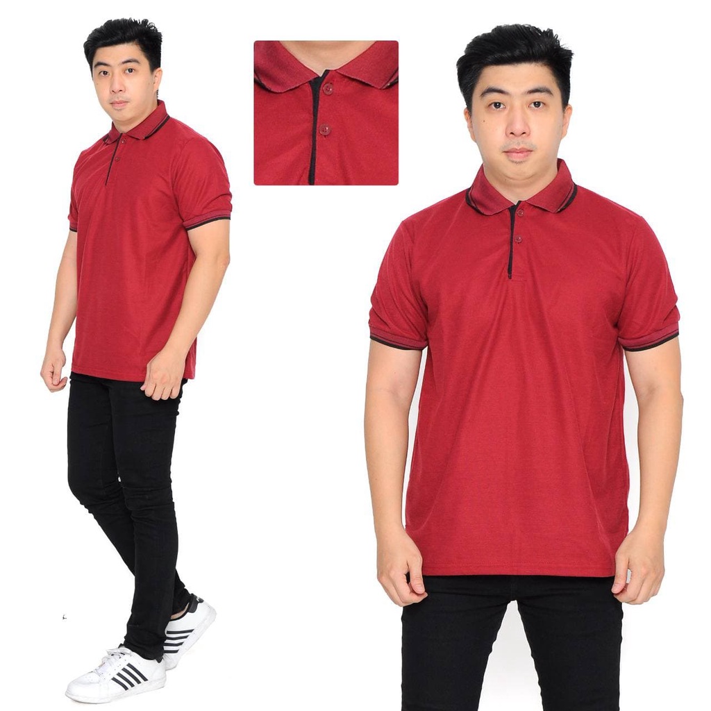 Jual HD-Kaos Kerah Polo Shirt Pria Polos Lengan Pendek Original Polo03 | Shopee Indonesia