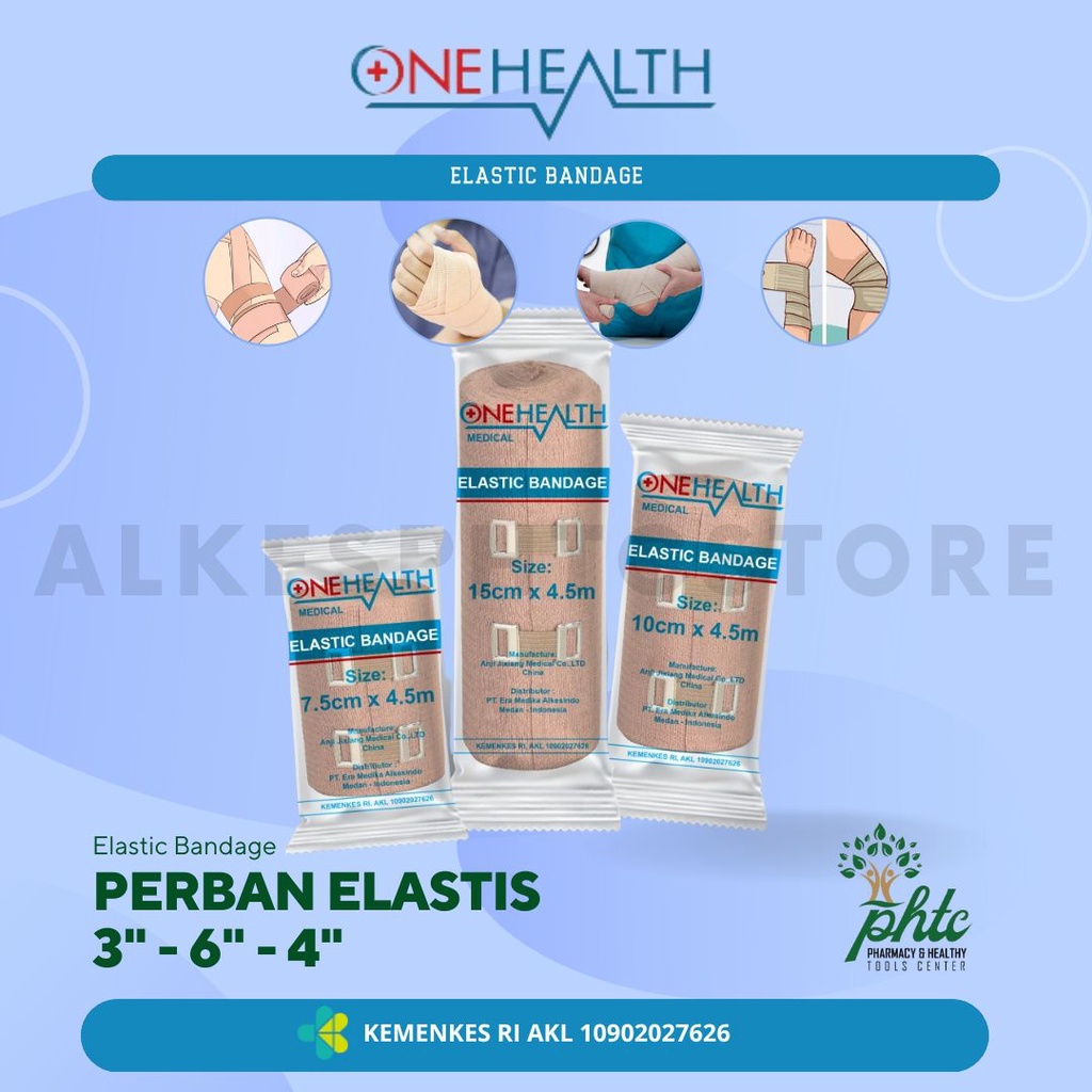Jual ONEHEALTH Elastic Bandage l Perban Elastis Onehealth | Shopee ...