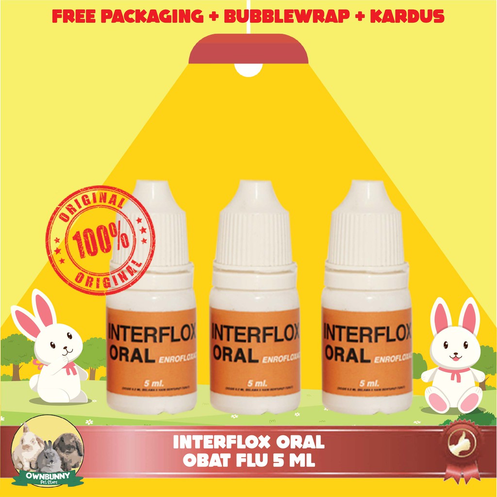 Jual OBAT FLU HEWAN INTERFLOX ORAL 5 ML GANGGUAN PERNAFASAN | Shopee ...