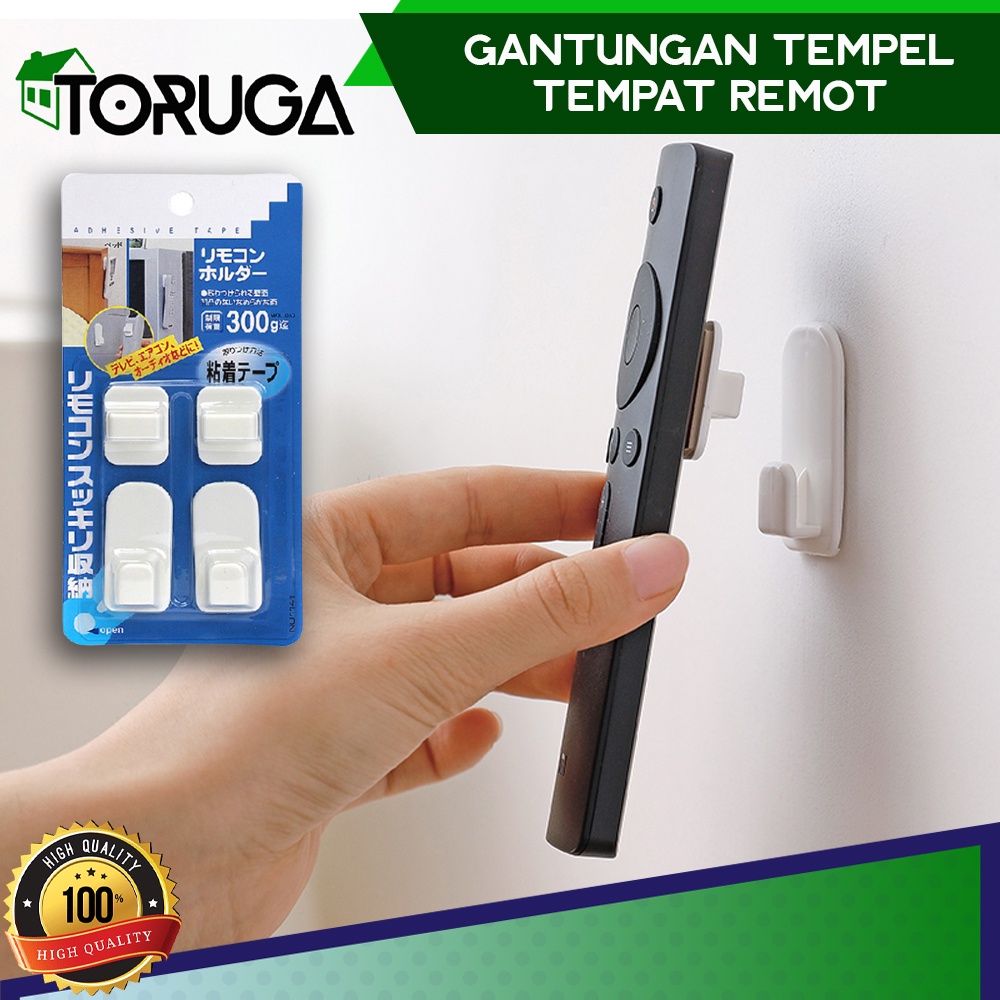 Jual TEMPELAN HOOK REMOTE AC TEMPELAN GANTUNGAN DINDING SERBAGUNA ISI 2 ...