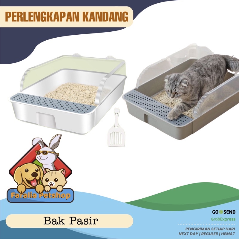 Jual Litter Box Tempat Bak Pasir Jumbo Kucing Untuk Pipis Poop Cat and ...