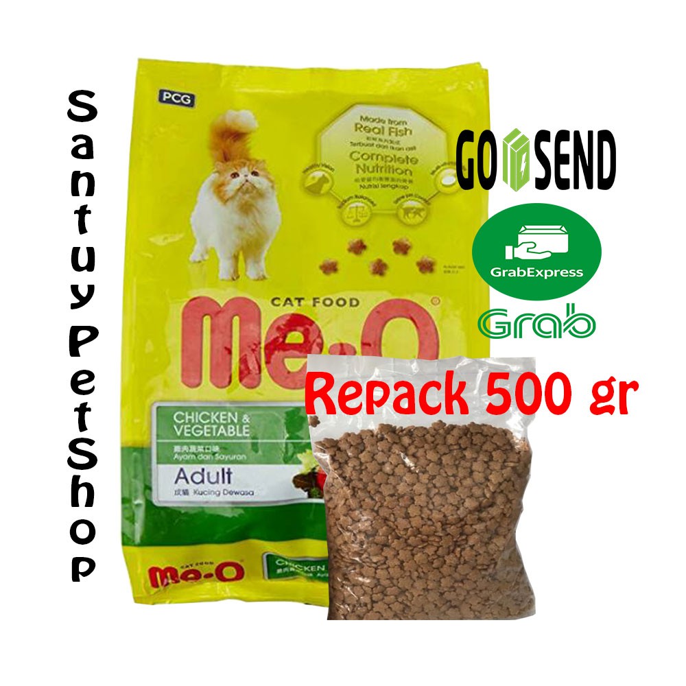 Jual Meo Chicken & Vegetables Repack 500gr - meo - makanan kucing ...