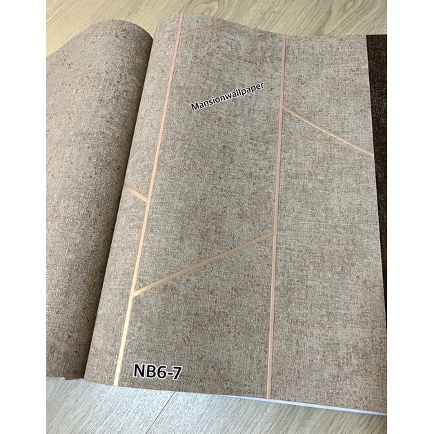 Jual Wallpaper Dinding Geometri Simple Minimalis Modern List | Shopee Indonesia