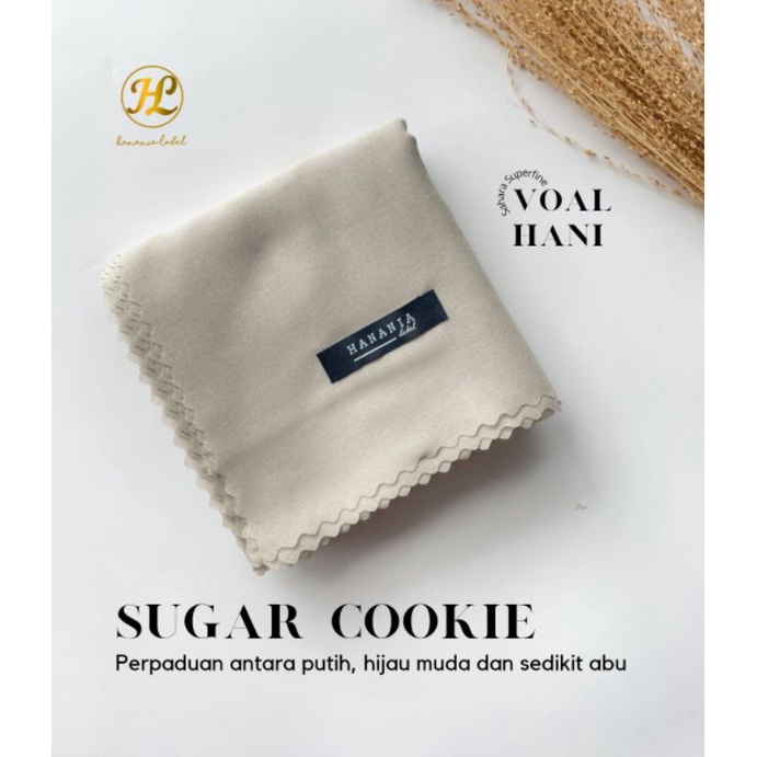 Jual HANANIA LABEL- HANI VOAL SAHARA SUPERFINE | CREAM PUTIH BROKEN ...
