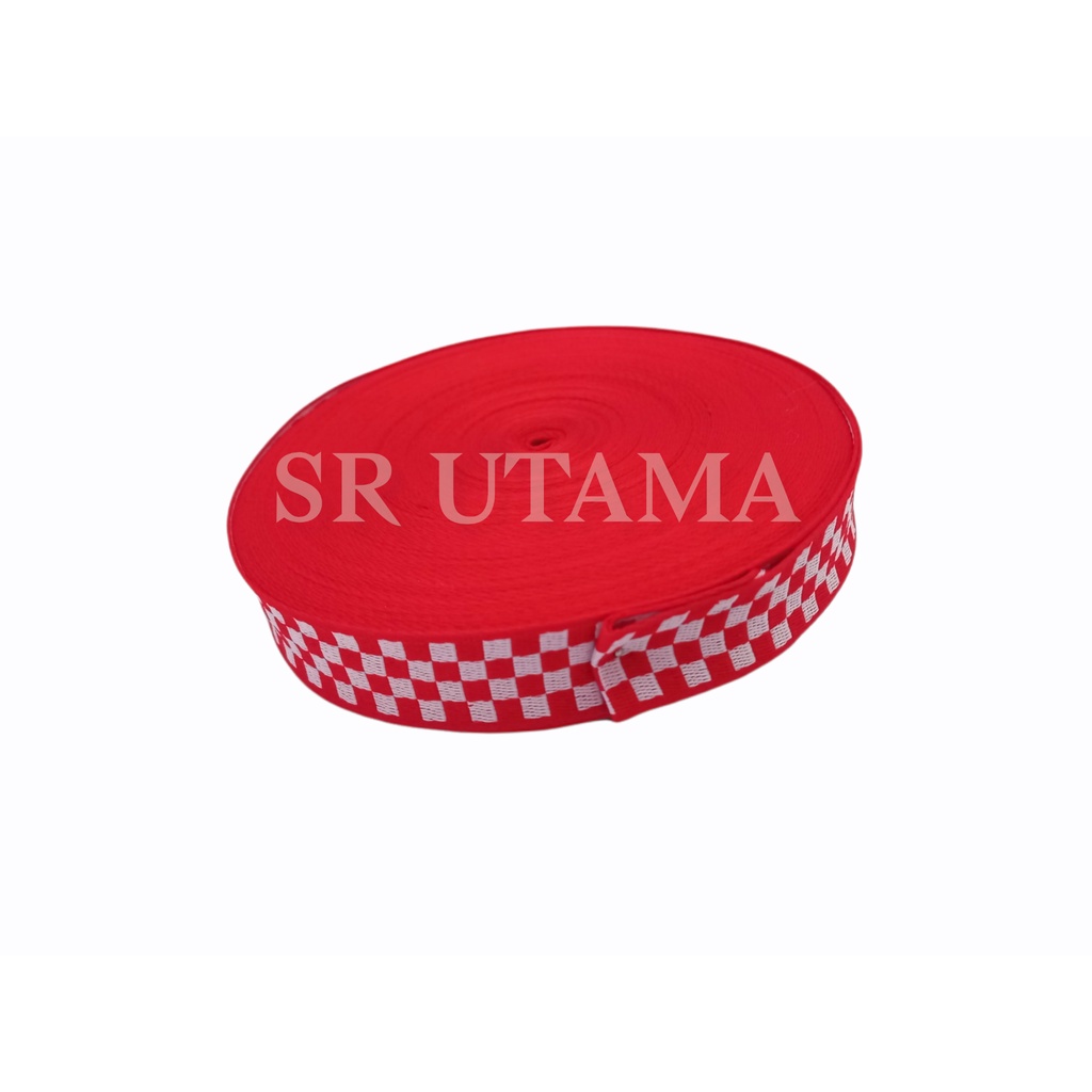 Jual Pita List Bisban / Checkerboard / Webbing kotak - Kotak Uk : 2,5 ...