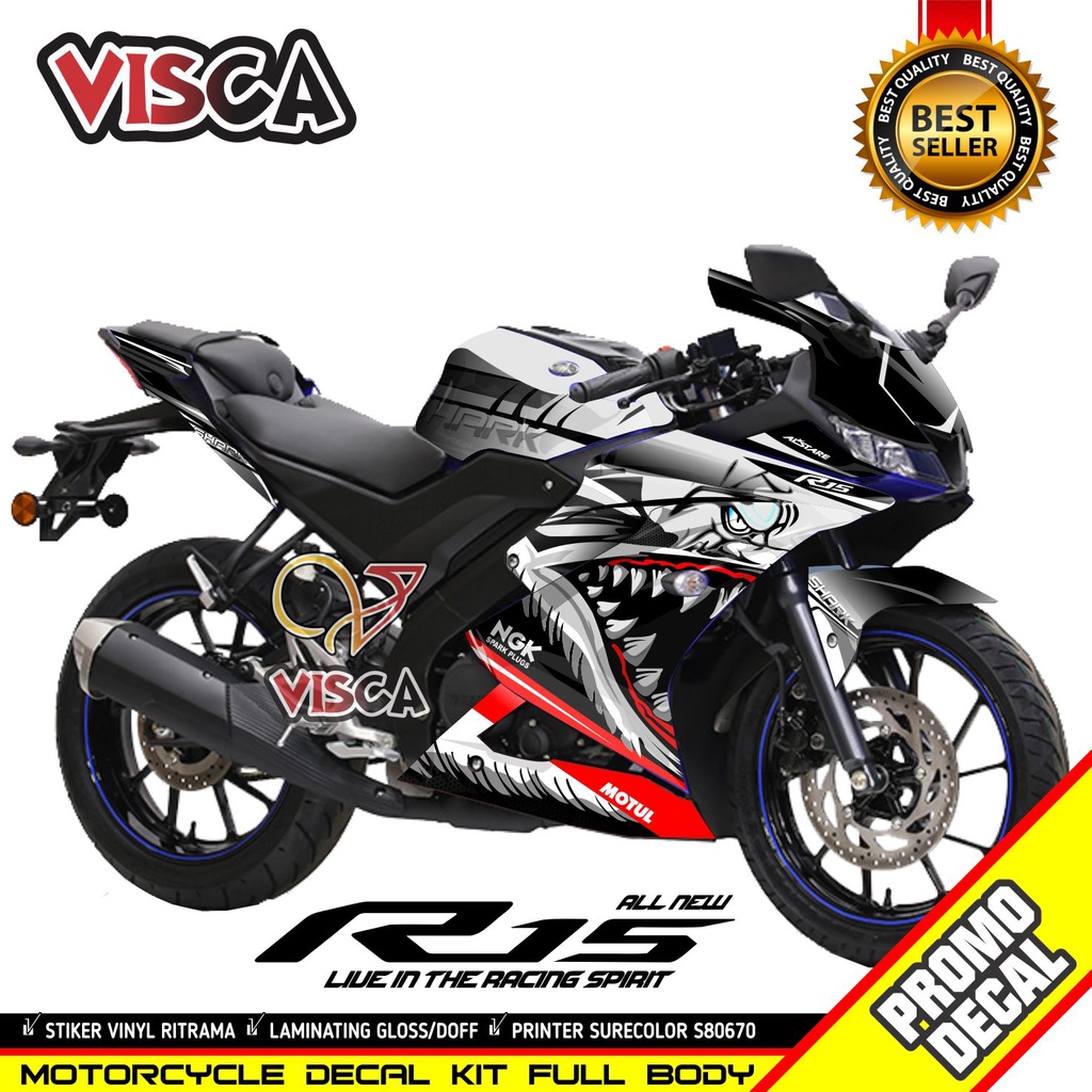 Jual Stiker Variasi R15 V3 FULL BODY Sticker R15 v3 Sticker R15 v3 full ...