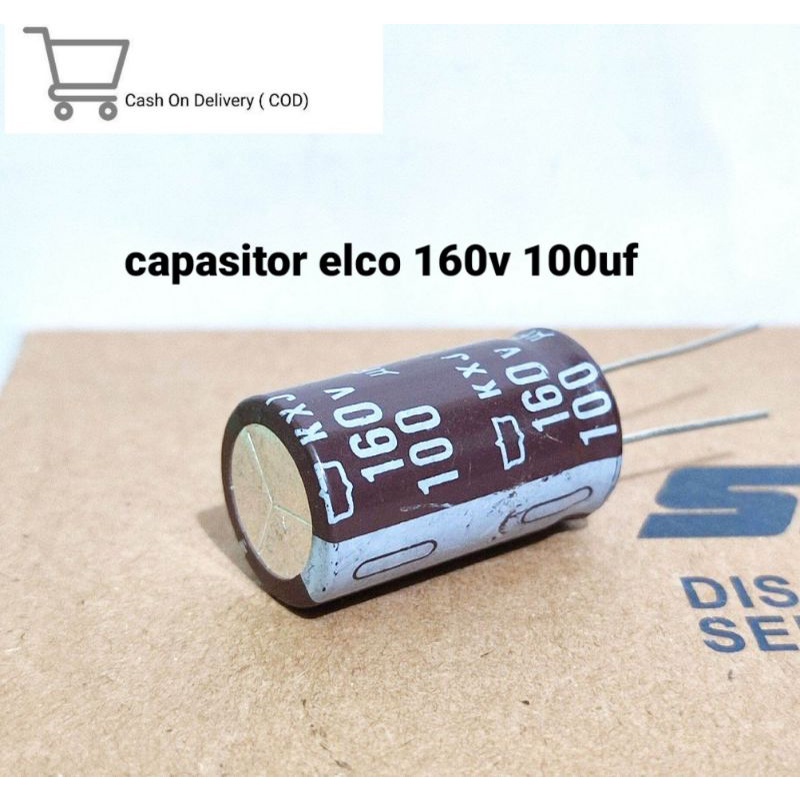 Jual CAPASITOR ELCO 160V 100UF | Shopee Indonesia