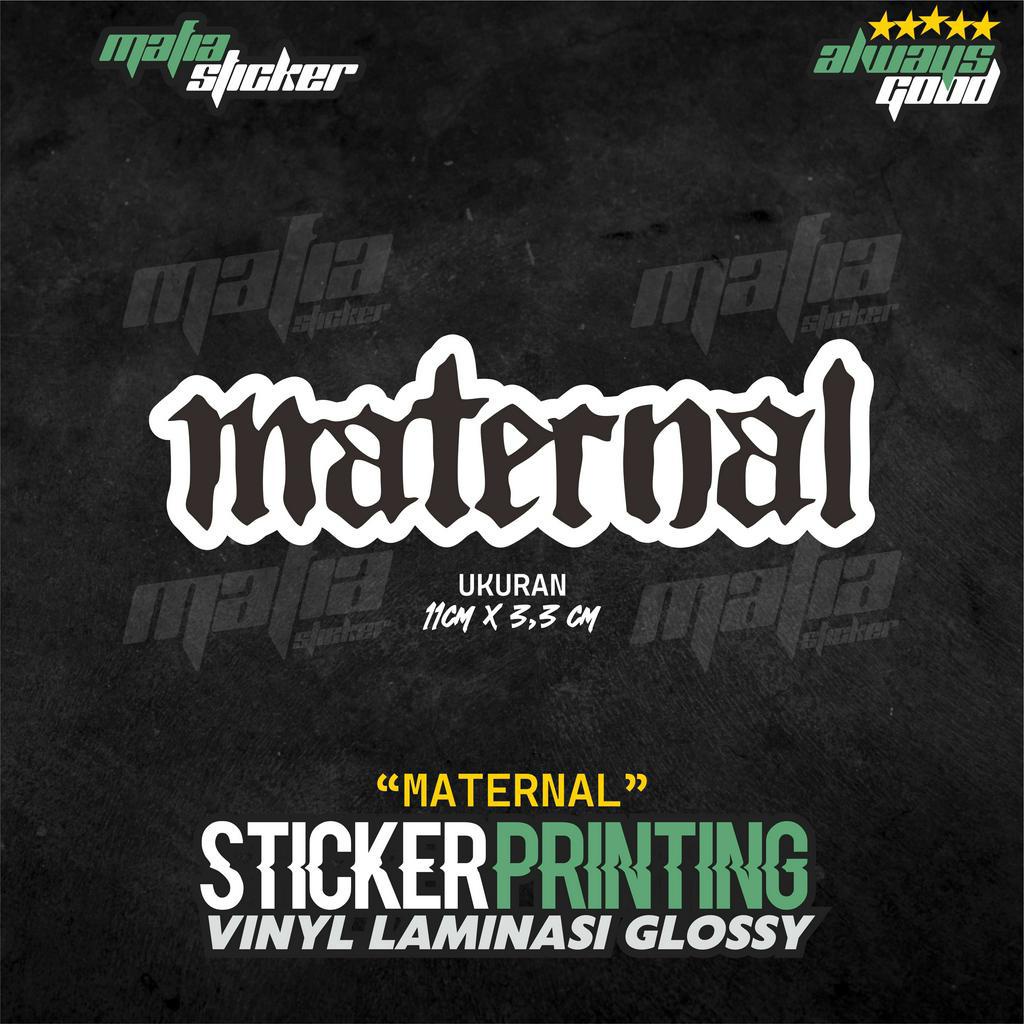 Jual STICKER/STIKER PRINT CUT MATERNAL VIRAL | Shopee Indonesia