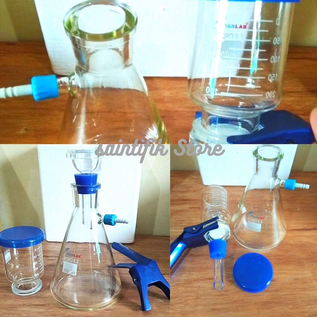 Jual Set Vacuum Filtration Glass Vacuum Filtration Rubber Connection ...