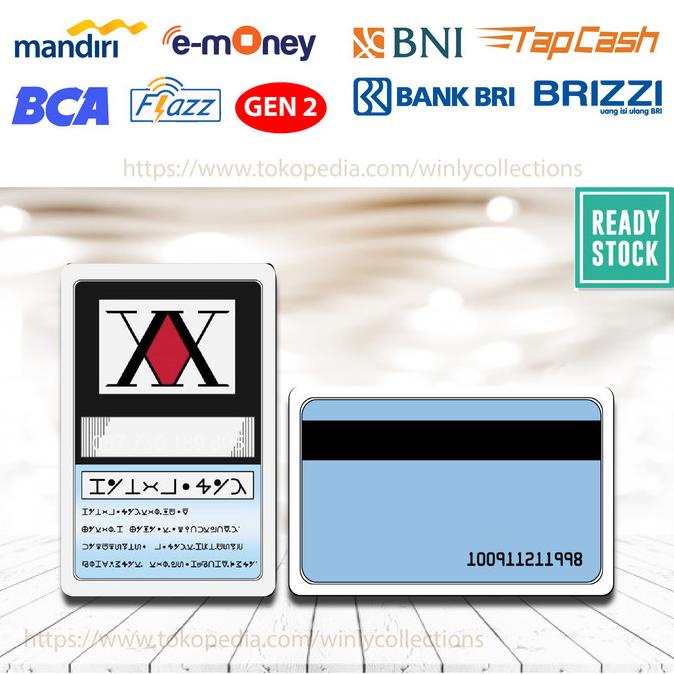 Jual KARTU EMONEY ETOLL MANDIRI BCA BNI BRI HUNTER X HUNTER GAME - 2 ...