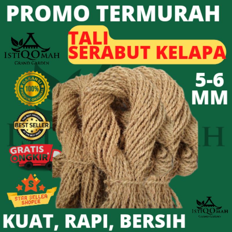Jual Tali tambang serabut kelapa, tali pot, tali anggrek, tali tanaman ...