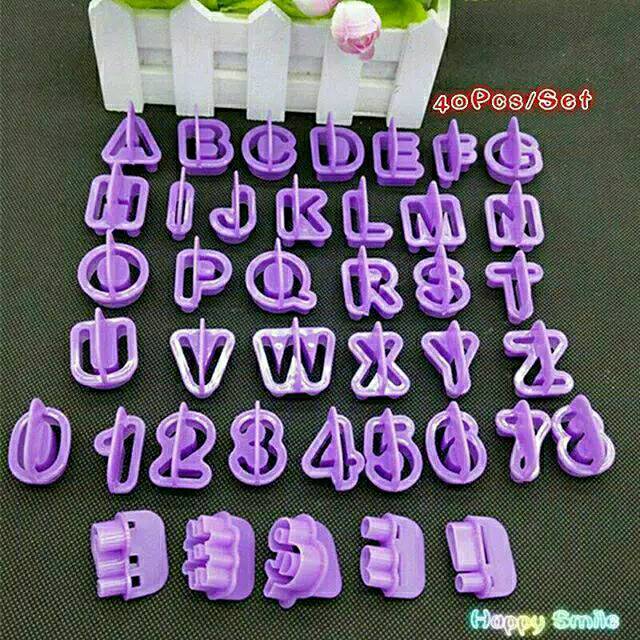 Jual cetakan fondant huruf&angka | Shopee Indonesia