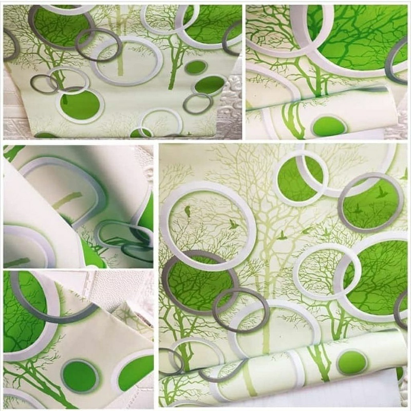 Jual WALLPAPER DINDING MURAH / WALLPAPER STICKER DINDING POHON BULAT ...