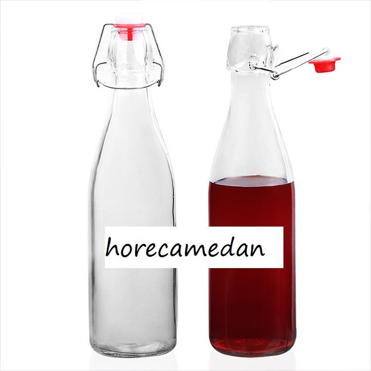 Jual Swing Bottle / Botol Kaca kedap udara anti tumpah reuseable 250ml ...