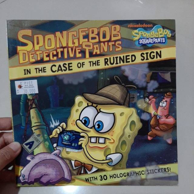 Jual Buku cerita anak spongebob free stiker hologram | Shopee Indonesia