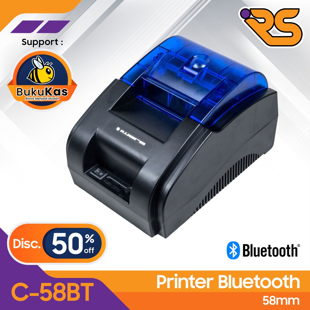 Jual Printer Bluetooth C58BT SUPPORT MOKA POS / PRINTER BLUETOOTH KASIR / Printer Iware ...